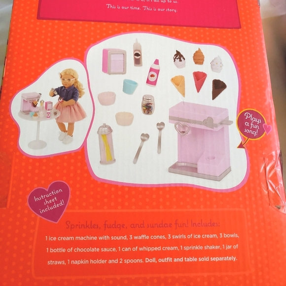 Our Generation | Toys | Our Generation Sundae Fun Day Ice Cream Machine ...